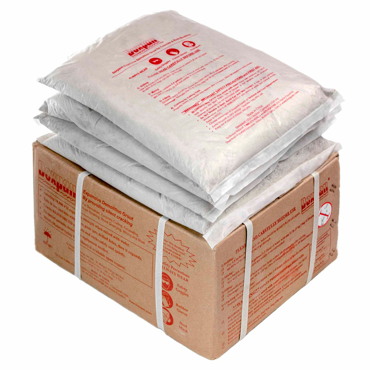 Dexpan Expansive Demolition Grout 44 lb. box for Concrete Removal