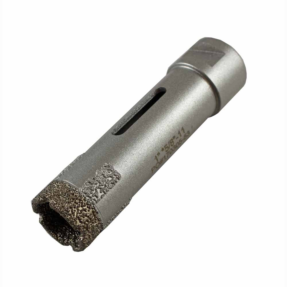 Vacuum Brazed Diamond Core Bits with Side Strips for Stone Drilling