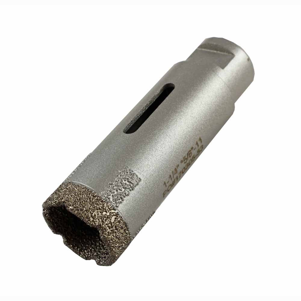 Vacuum Brazed Diamond Core Bits with Side Strips for Stone Drilling