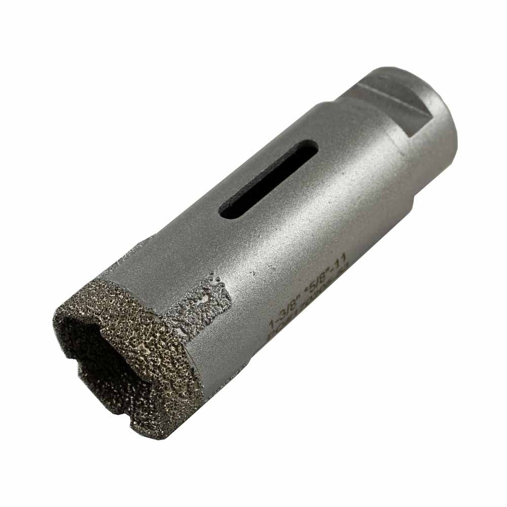 Vacuum Brazed Diamond Core Bits with Side Strips for Stone Drilling